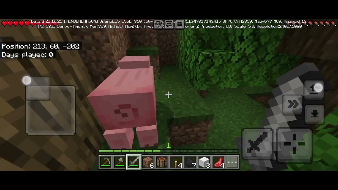 Minecraft mobile part 1 my Minecraft journey started - YouTube