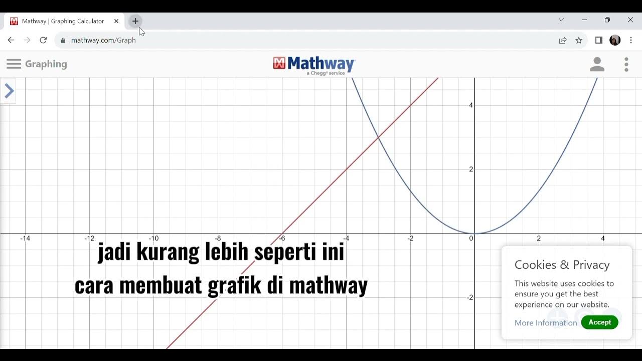 Cara membuat grafik fungsi di mathway & WolframAlpha - YouTube