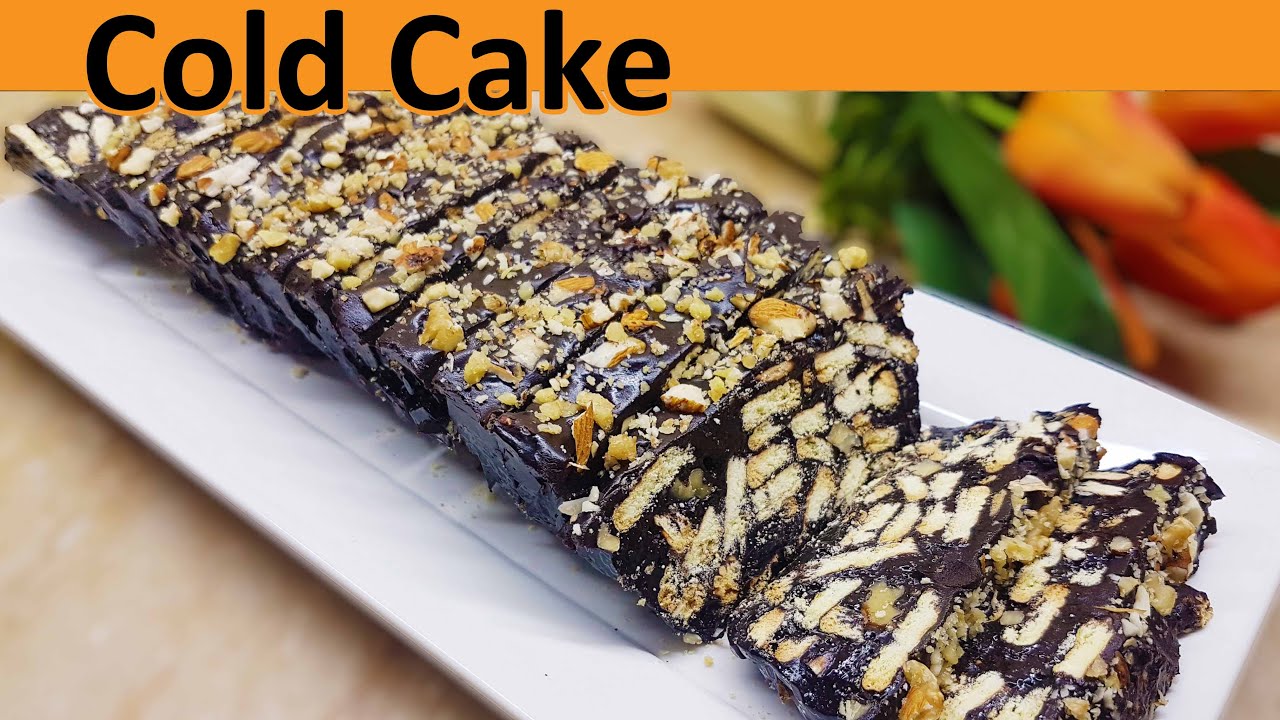 COLD CAKE RECIPE - NO BAKE CHOCOLATE BISCUIT CAKE - COOKING CLOSET ...