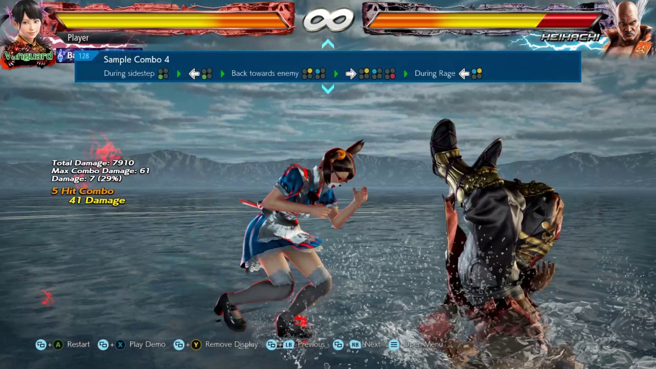 Tekken 7 Practice mode - YouTube