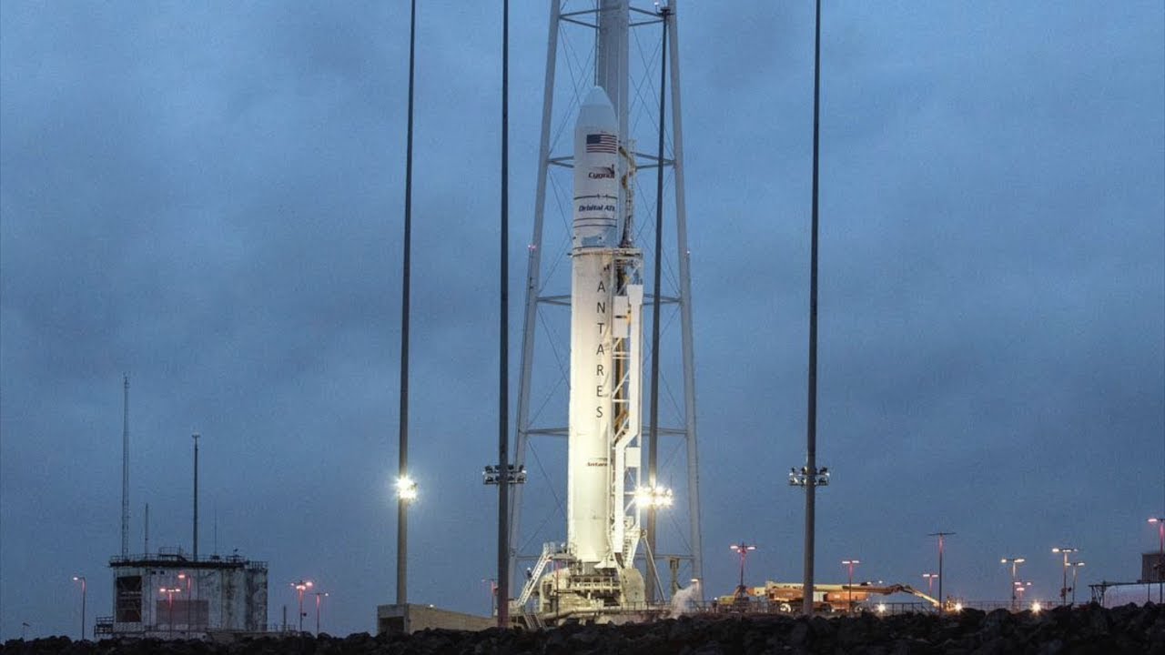 Antares 230 ready to launch OA-9 S.S. J.R. Thompson Cygnus - YouTube