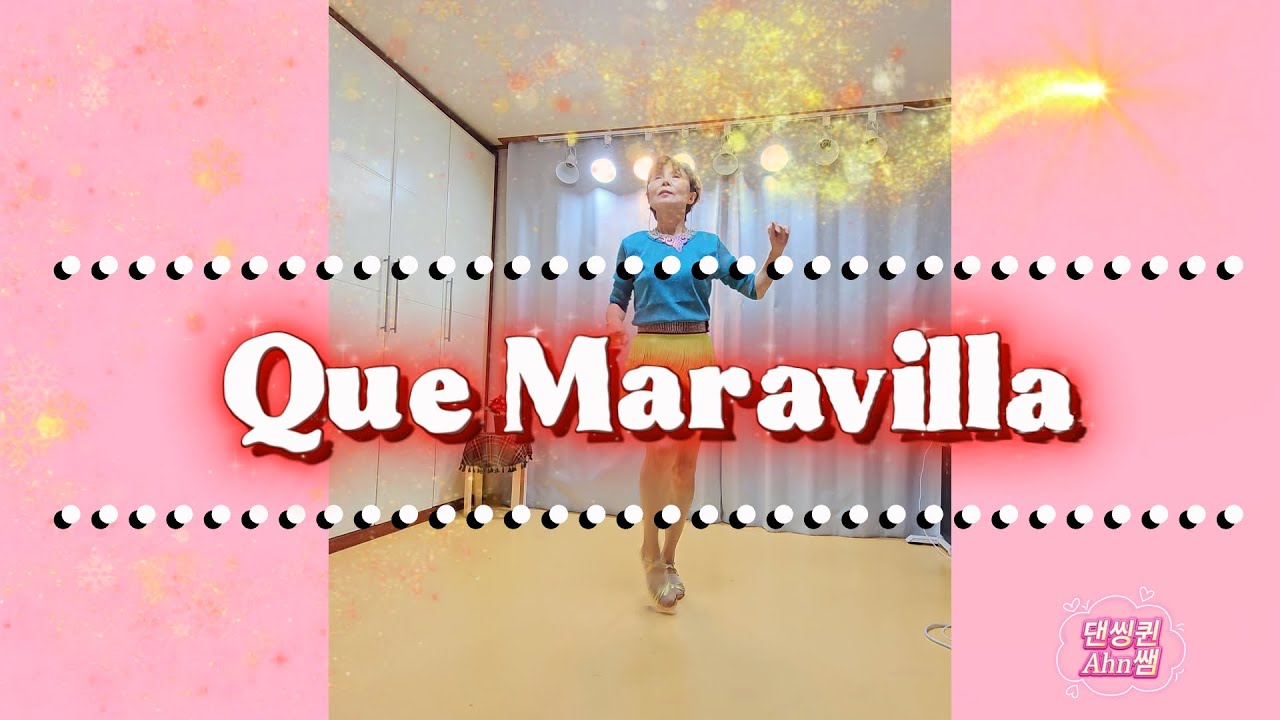 Que Maravilla Line Dance - YouTube