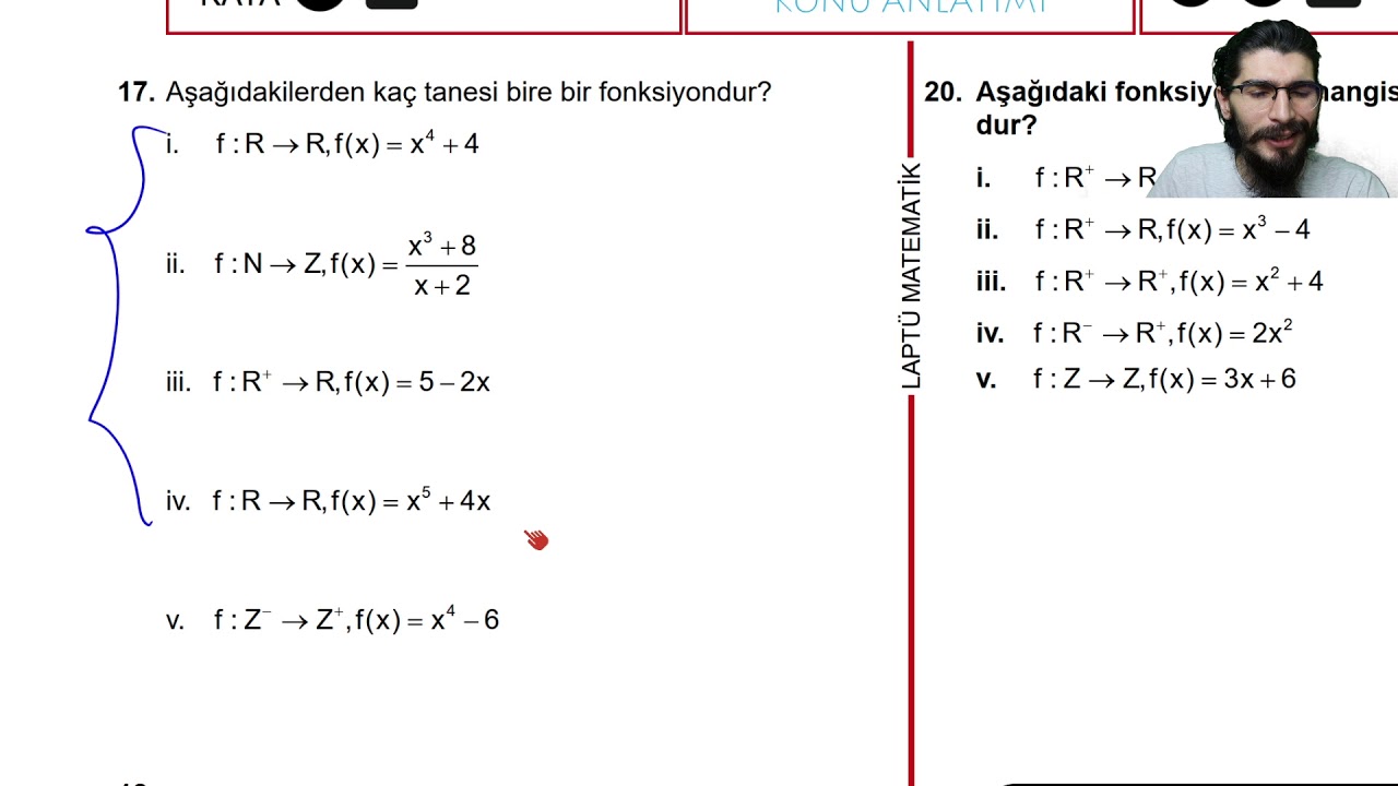 Fonksiyon | Konu Anlatımı | 17.Soru V.Öncül - YouTube