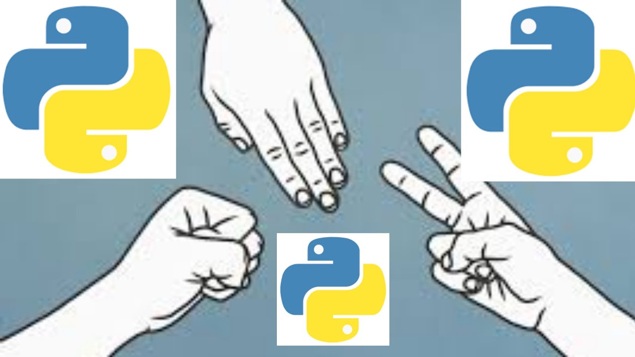 Rock, paper, scissors game with python | Beginner project | #python ...