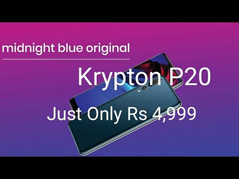 Krypton P20 smartphone in best price offers - YouTube