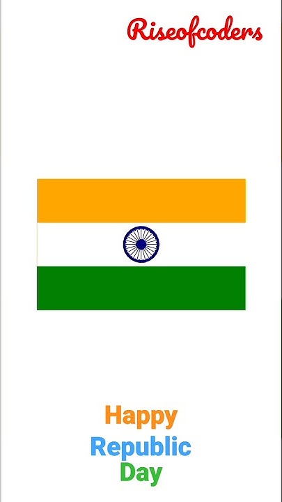 Happy Republic day #shorts #python #programming #coding #trending #graphics #republicday - YouTube