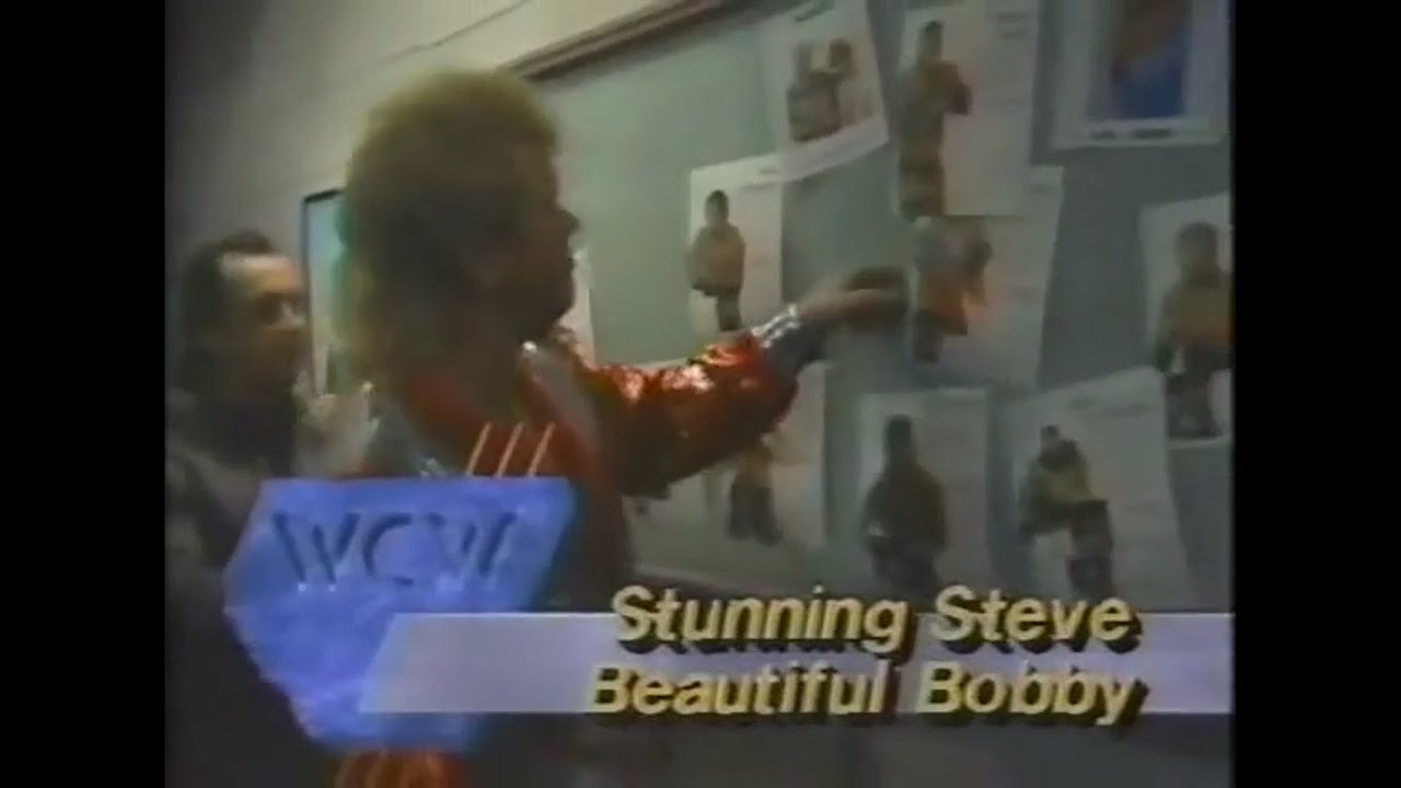 Sting & Marcus Bagwell vs Steve Austin & Bobby Eaton Saturday Night Jan ...