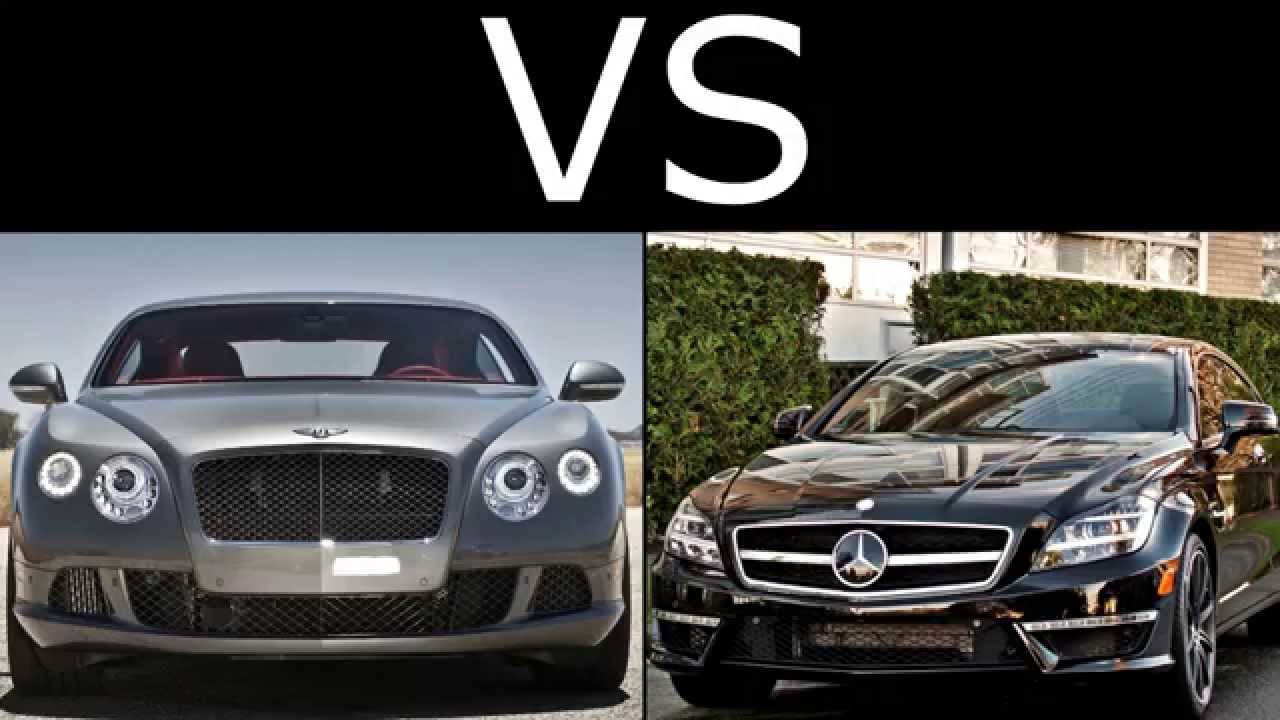 Bentley continental GT vs Mercedes CLS 63 AMG S Acceleration - YouTube
