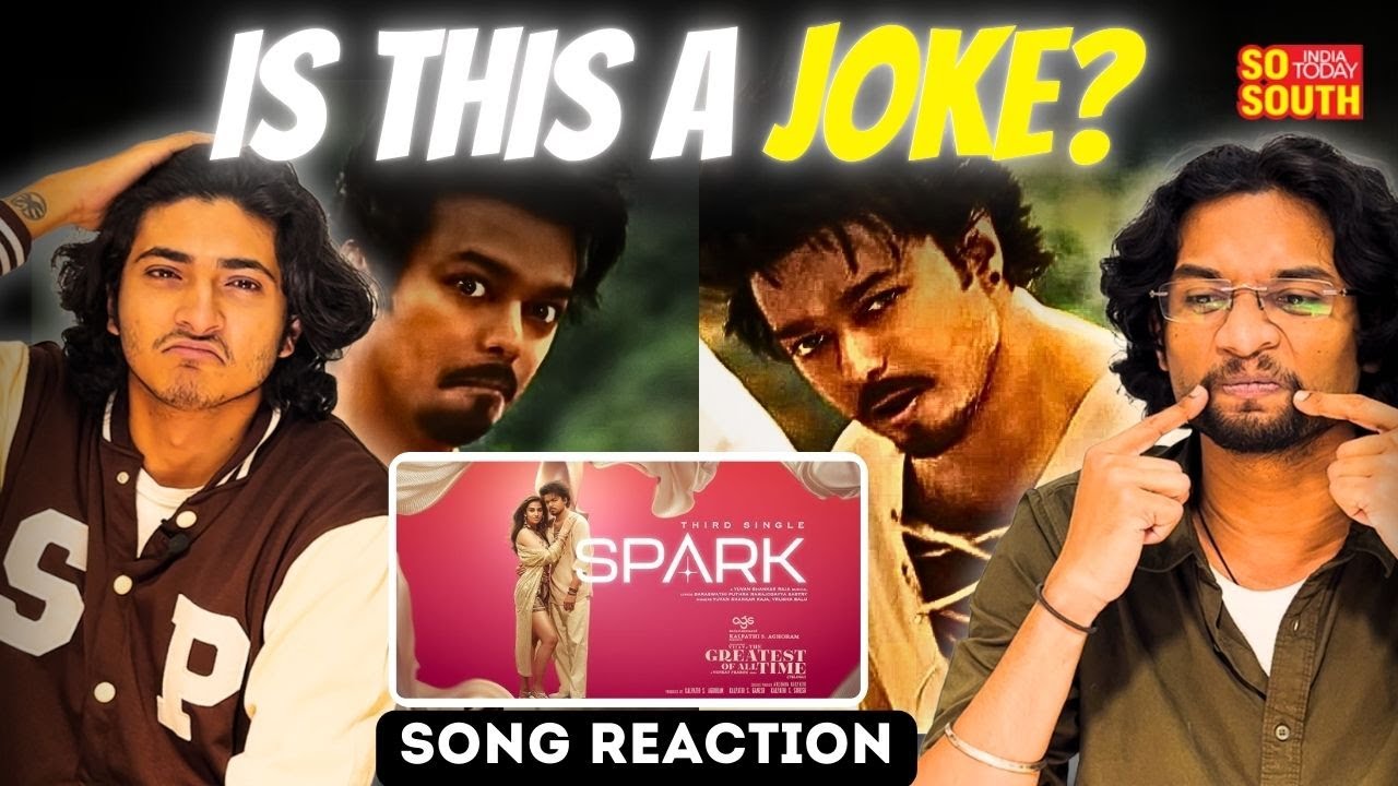 SPARK SONG REACTION | The GOAT Lyrical Video | Thalapathy Vijay | T ...