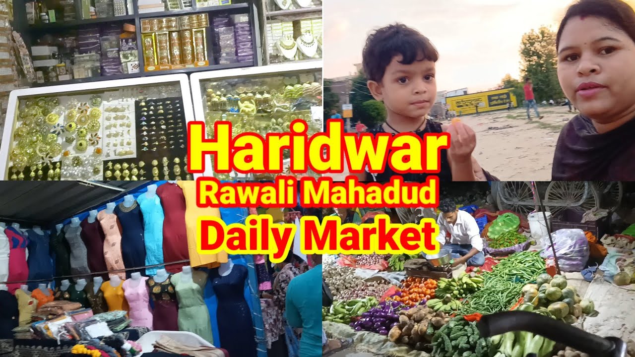 ରାୱାଲୀ ମହଦୁଦ୍ ଡେଲ୍ଲୀ ମାର୍କେଟିଂ | Haridwar, Rawali Mahadud, Daily Market ...