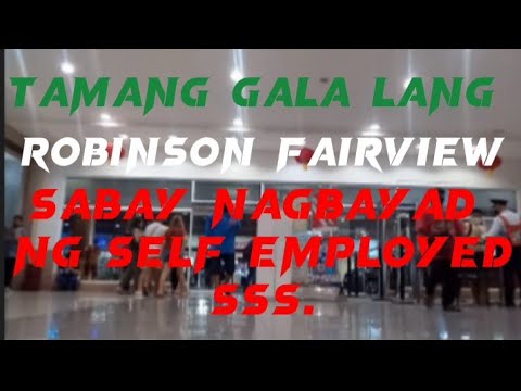 robinson fairview para mag bayad ng sss. - YouTube