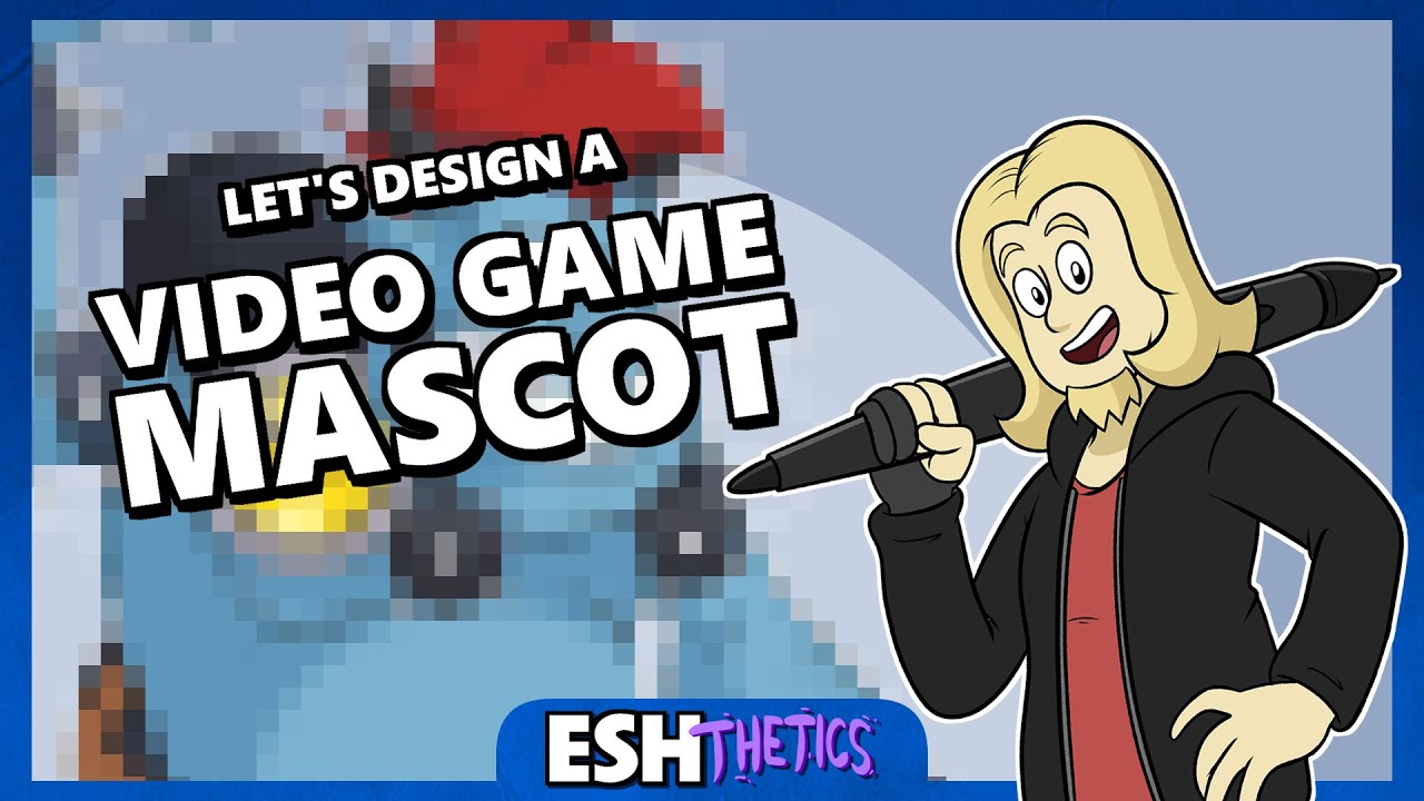 Let's Design a VIDEO GAME MASCOT! - Part 3: The Basic Enemy - YouTube