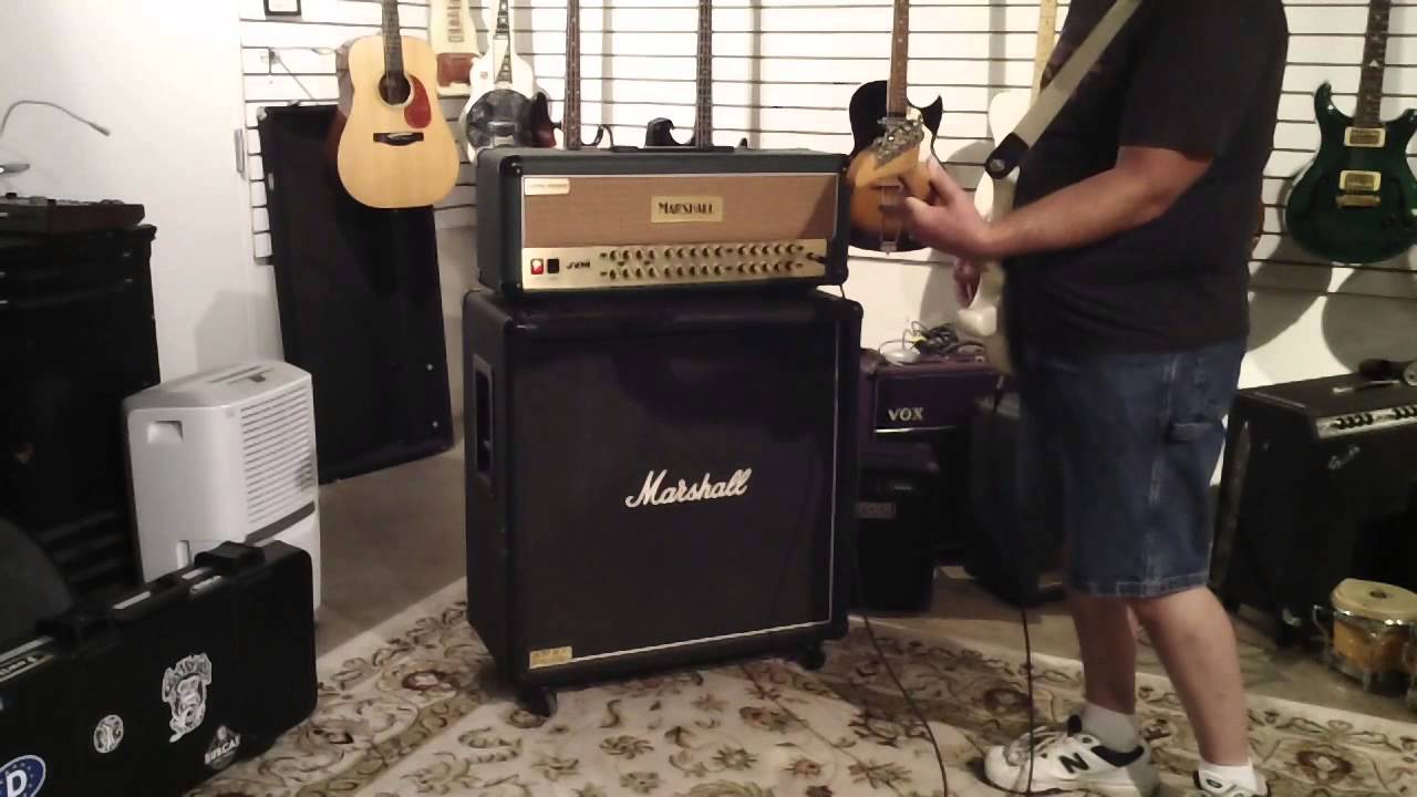 FJA modded Marshall Custom Shop Limited Edition JVM clip 1 - YouTube