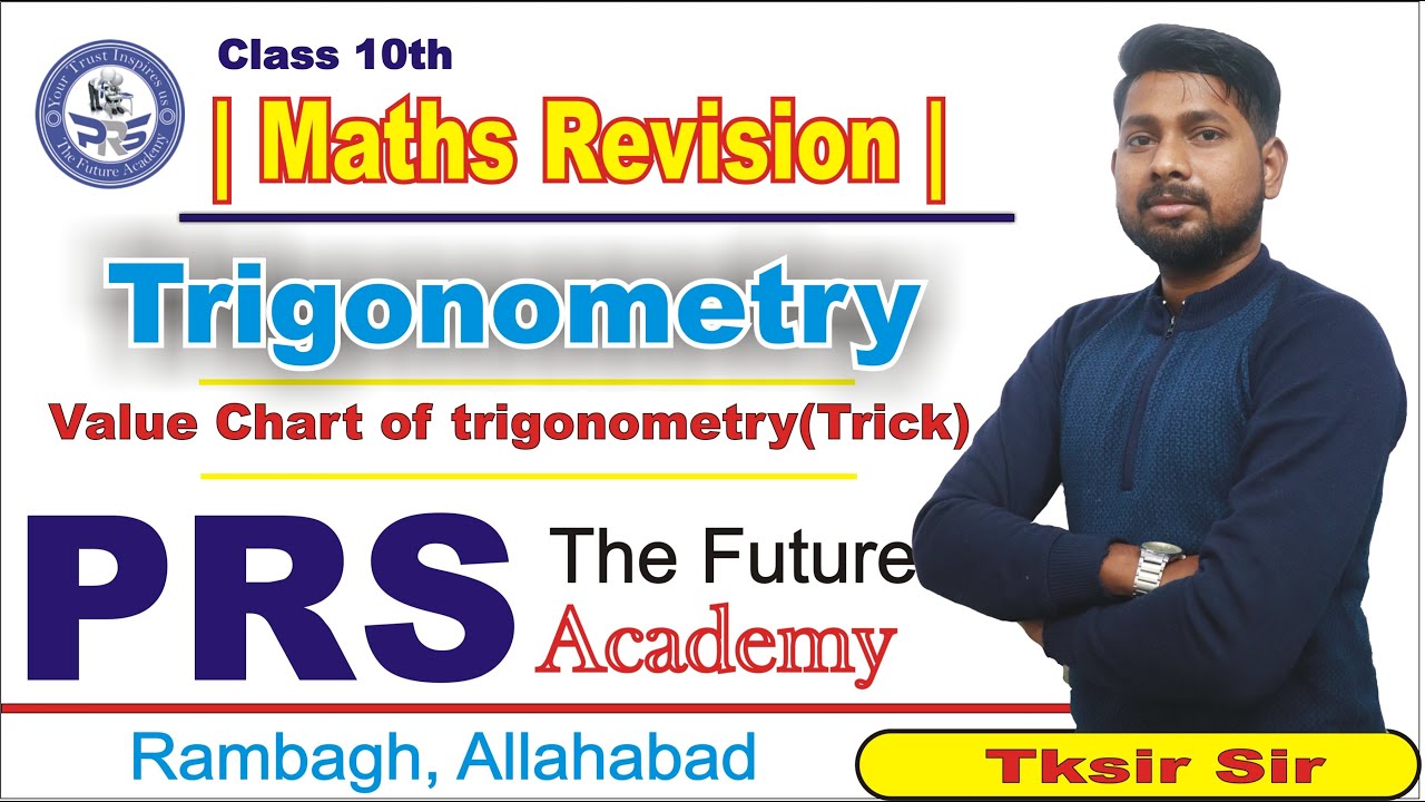 Most Important Que. Maths ||class 10th | Value Chart Of Trigonometry ...