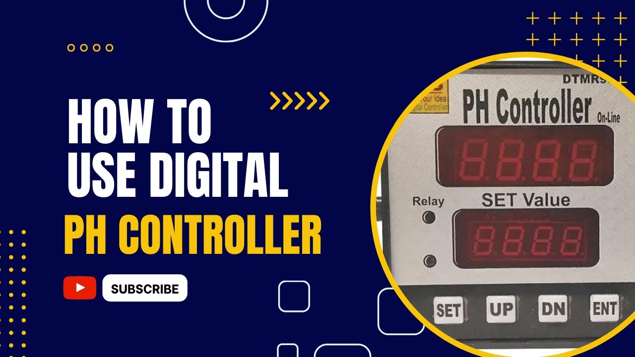 How to Use Digital Ph Controller | Ph Controller #technology - YouTube