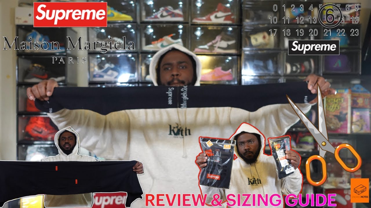 SUPREME MAISON MARGIELA REVIEW & SIZING GUIDE - YouTube