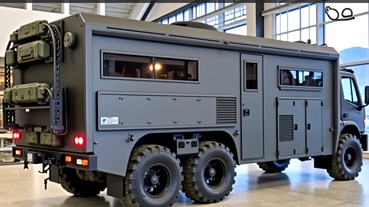 INSANE Toyota Sprinter 2026 6x6 Armored Camper – The King of Off ...