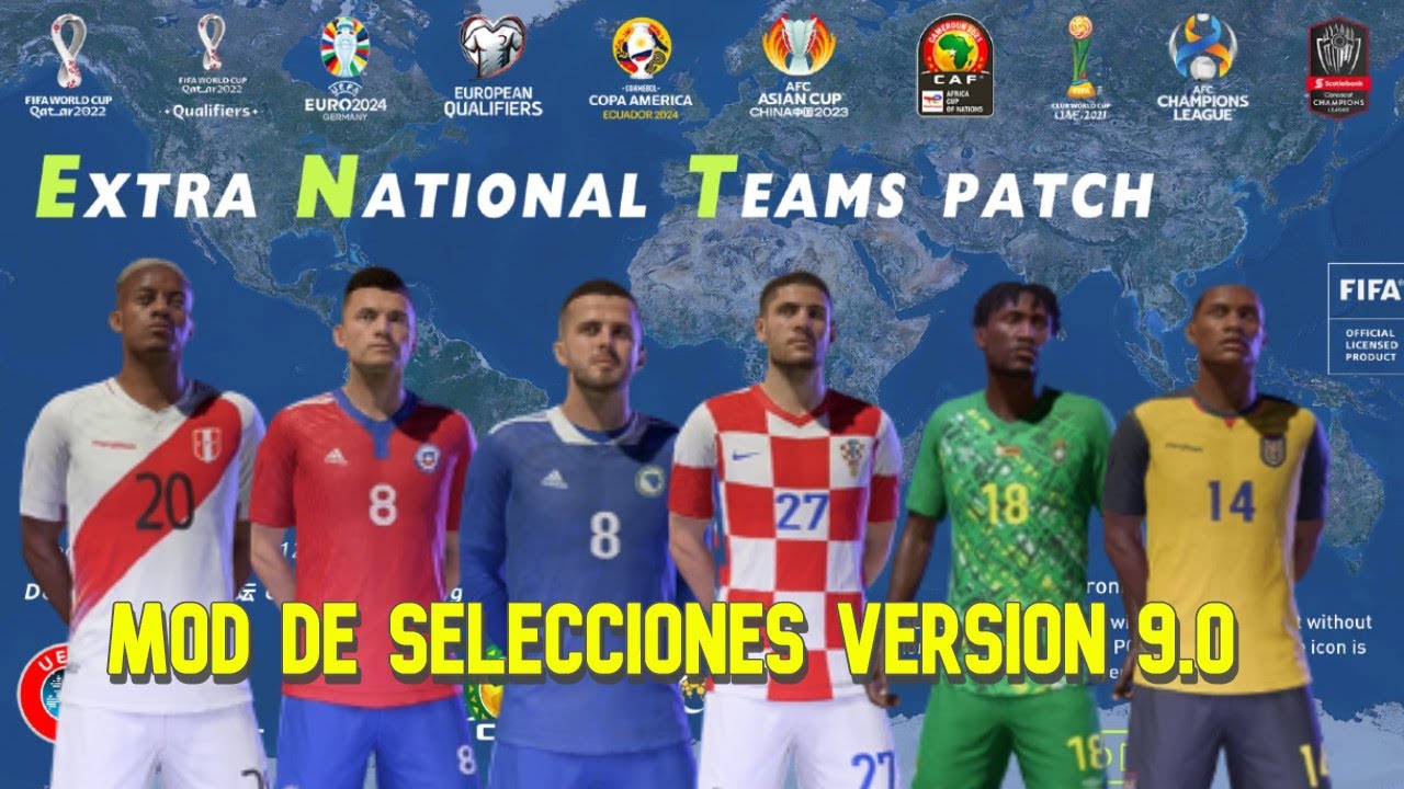 VERSION 9.0 DEL MOD DE SELECCIONES COMO INSTALAR EN FIFA 22 | TUTORIAL ...