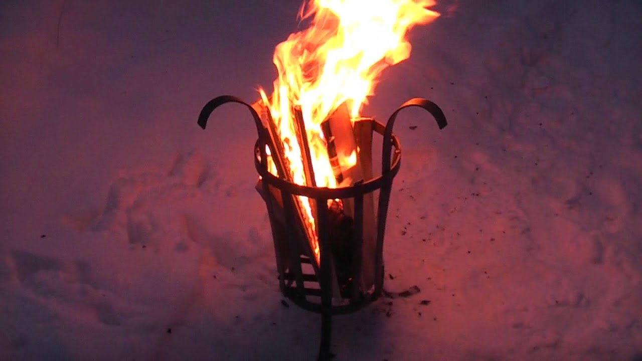 roman fire basket - YouTube