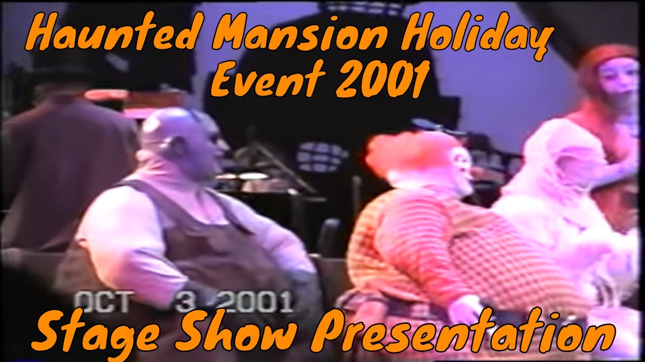 Haunted Mansion Holiday 2001 Event presentation FULL Nightmare Before ...