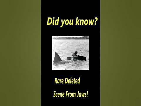 Jaws Rare Deleted Scene #shorts #Jaws - YouTube