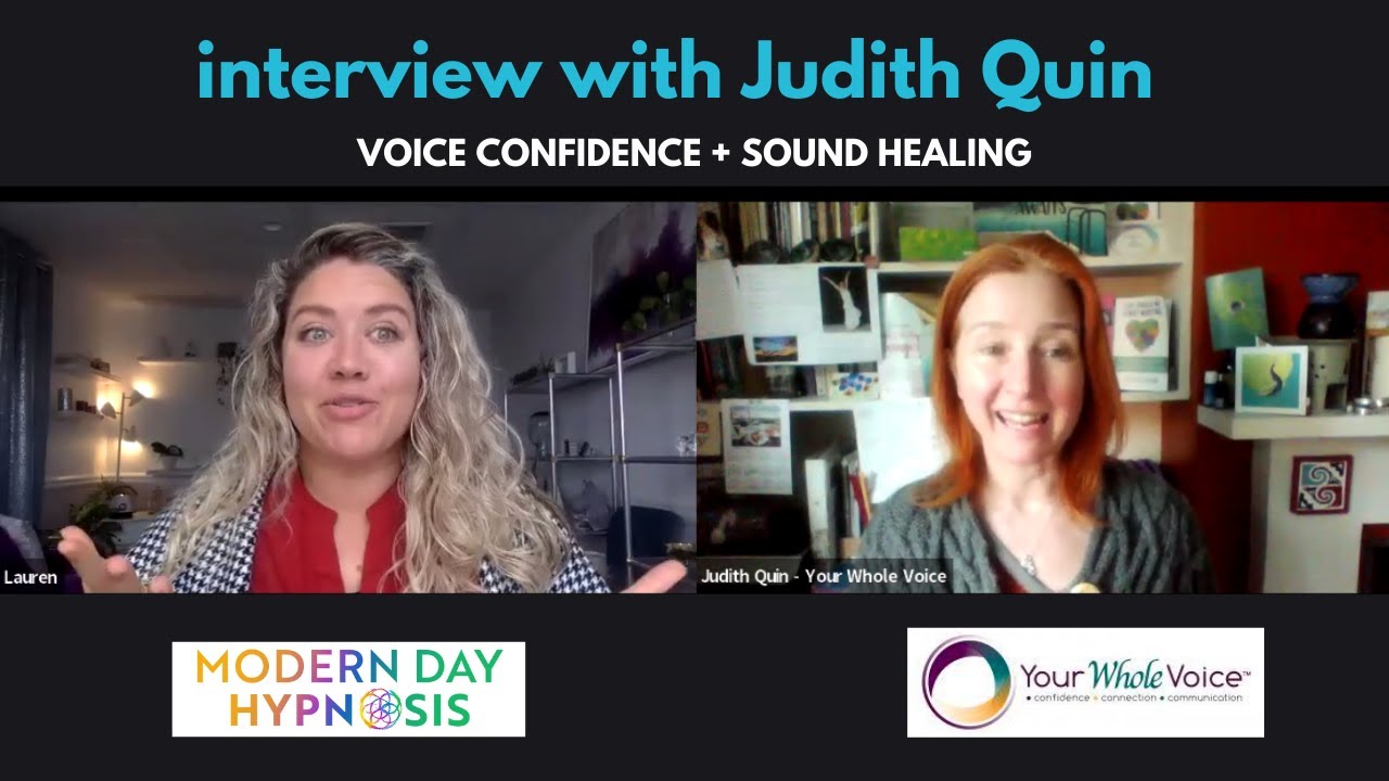 Interview with Judith Quin - Vocal Confidence Coach & Sound Healer ...