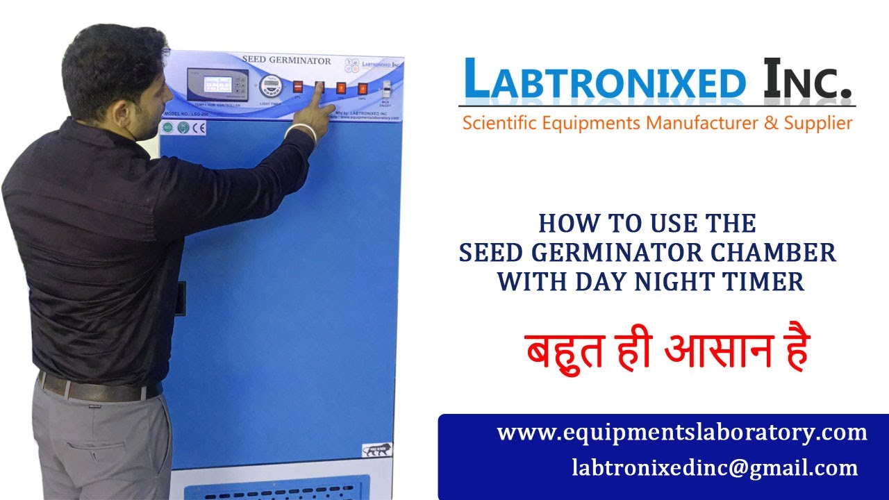 Use Seed Germinator Machine | Laboratory Geed Germinator in India - YouTube