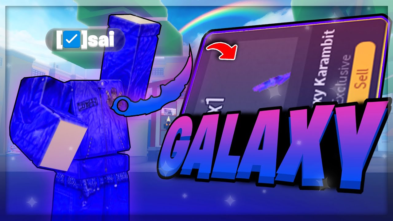 Locking With The RAREST KNIFE In Dahood! (GALAXY KARAMBIT?!) - YouTube