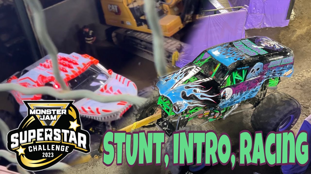 Monster Jam Superstar Challenge Anaheim CA, Nov.11th.2023 Stunt, Intro ...