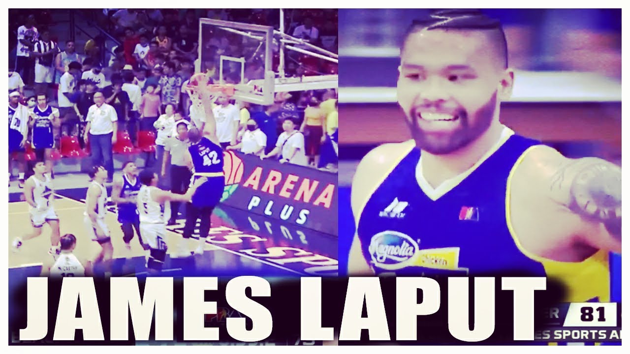 James Laput CAN'T STOP LAUGHING AFTER HIS ONE-HANDED THROWDOWN - YouTube