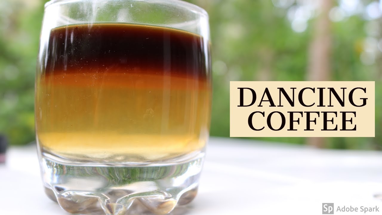 2 Layered Coffee | Dancing Coffee | Fun Coffee - YouTube