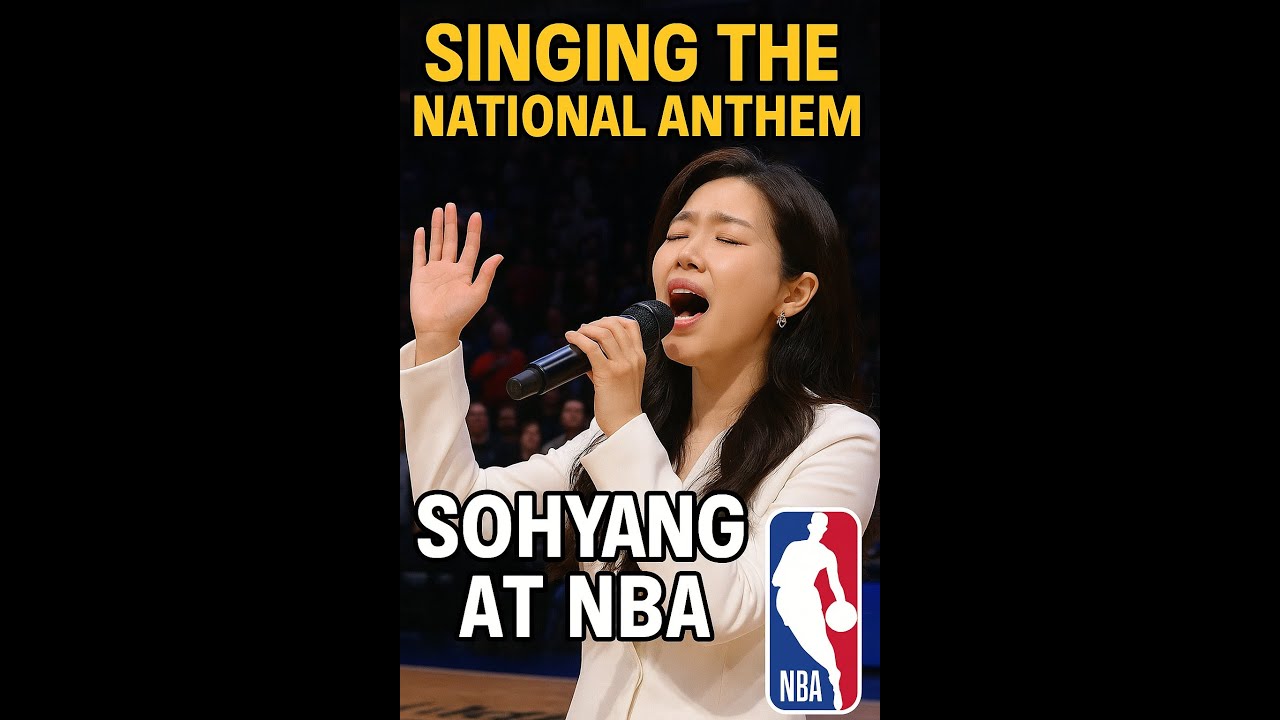 Singing the American national anthem... - YouTube