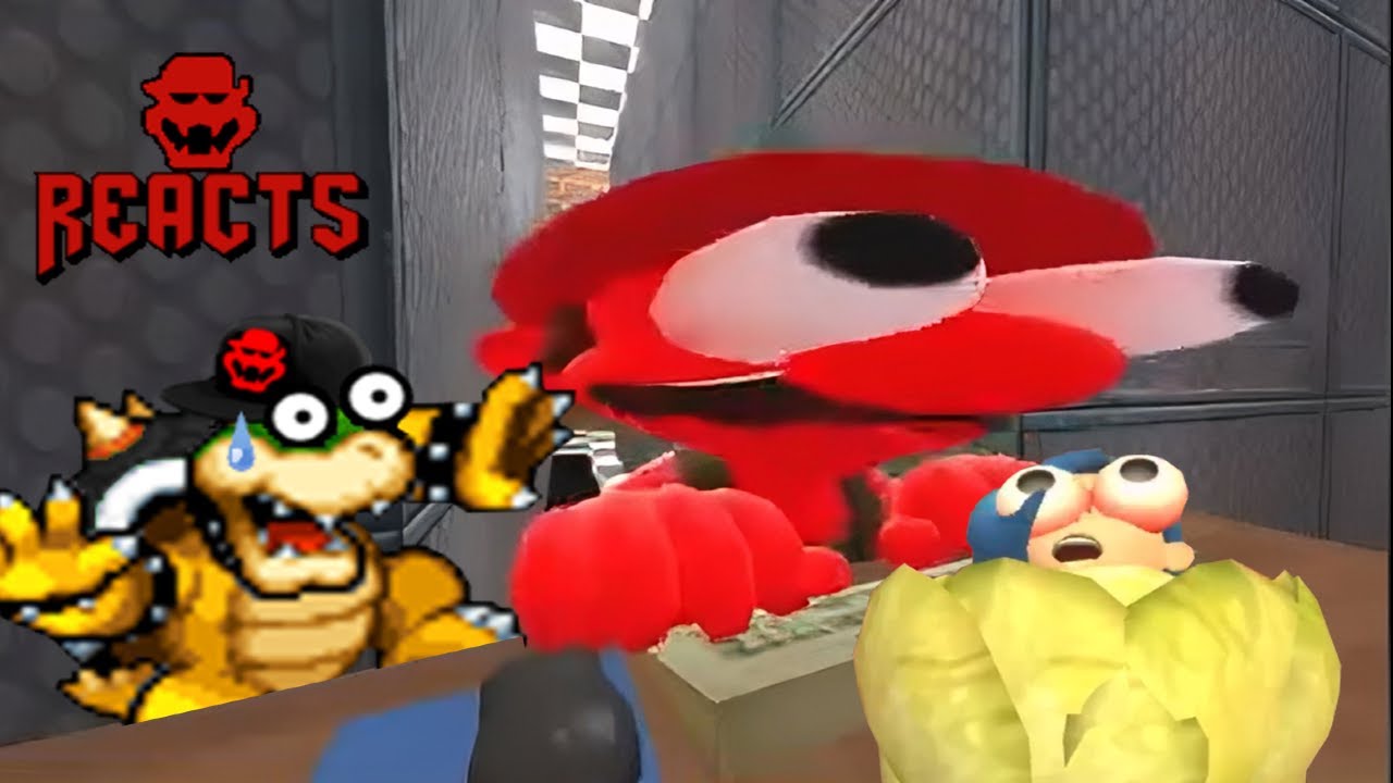 CoolBowser Reacts To Mario Plays Cat Mario but + SMG4 Mario Goes To ...