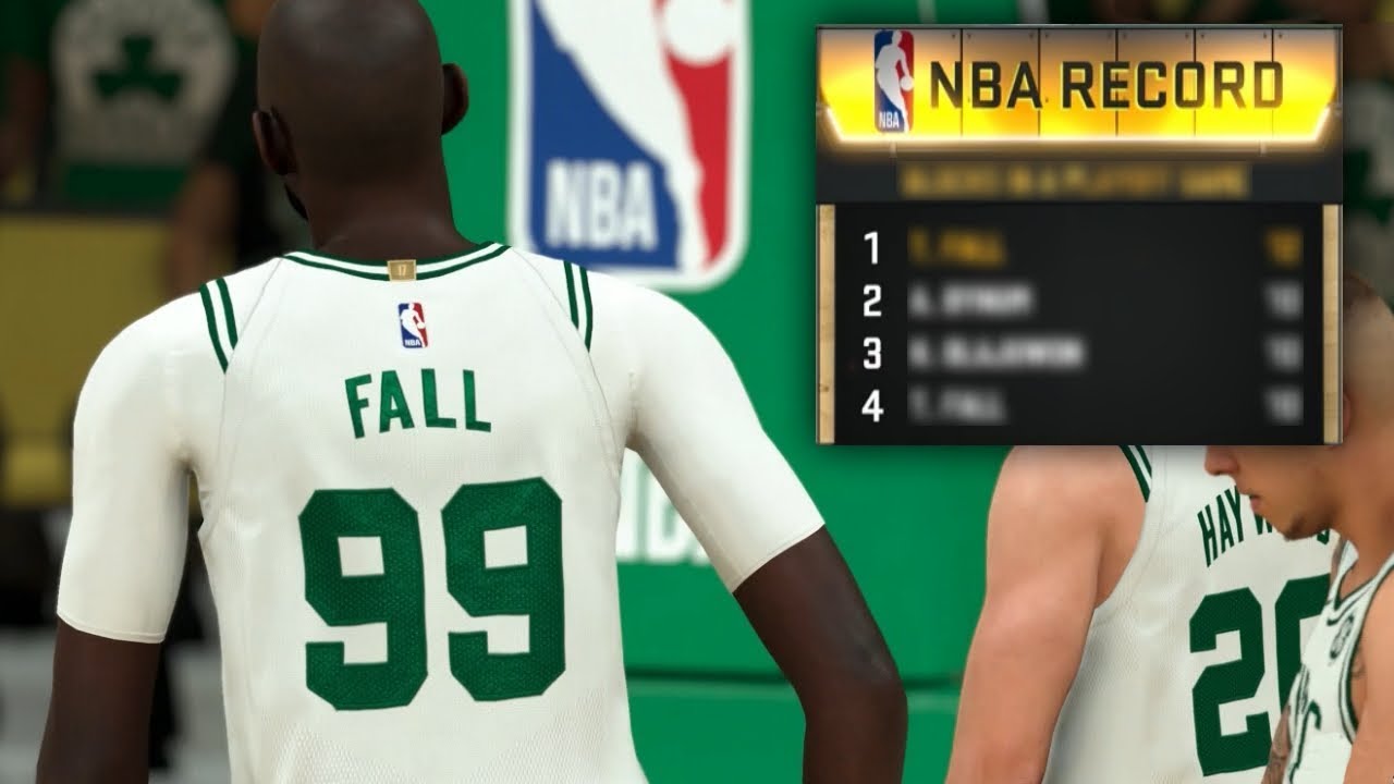NBA 2K20 Tacko Fall My Career - Multiple NBA Records Set in this Game ...