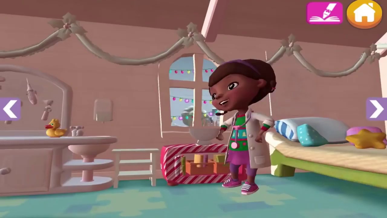 Disney Doc McStuffins Christmas Color And Play Colori - YouTube