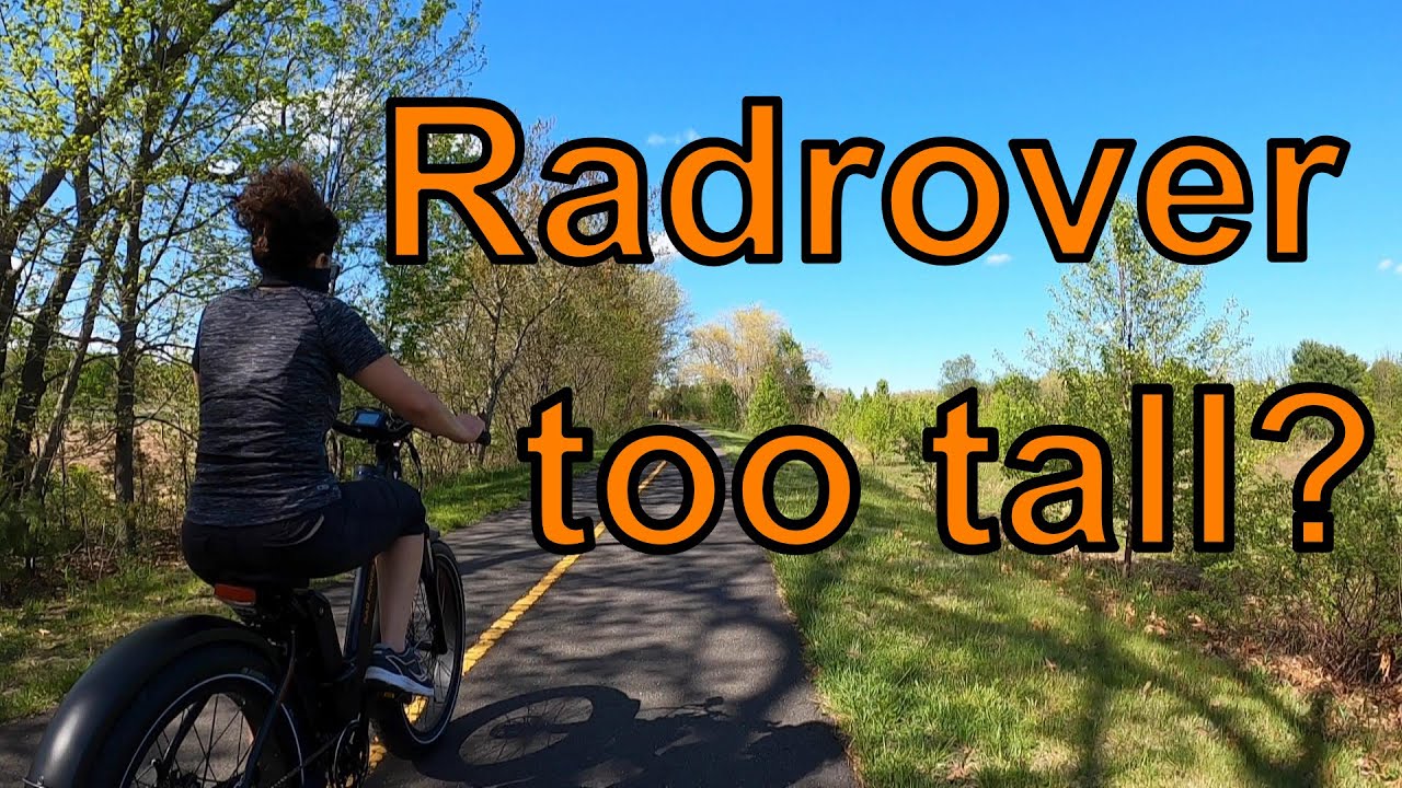 Rad Power Rad Rover step through too tall? - YouTube
