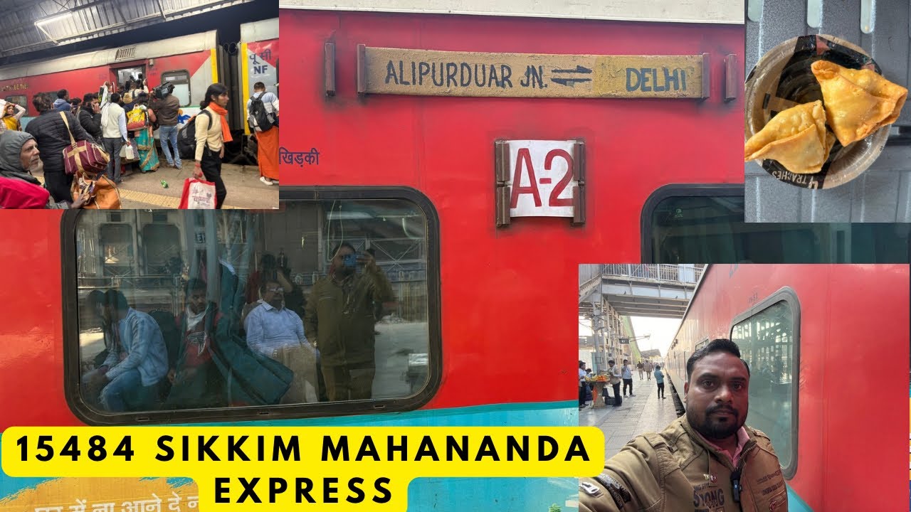 15484 SIKKIM MAHANANDA EXPRESS JOURNRY || #youtube #travel #train ...