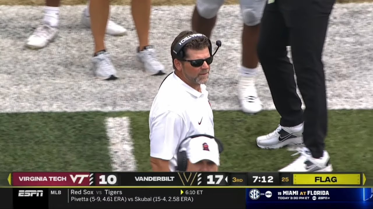 Virginia Tech gets penalized for two players wearing same number and ...