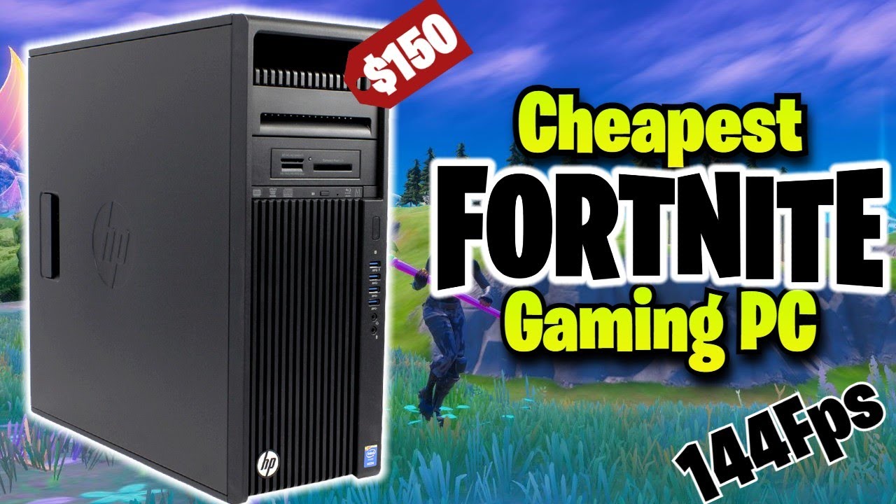 The Cheapest Fortnite Gaming PC 2022 - YouTube