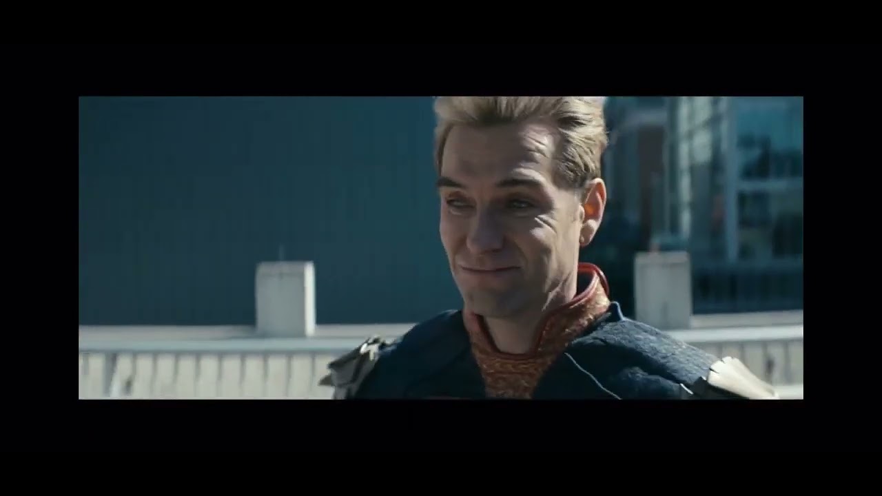 The Boys Homelander makes a girl jump off a building - YouTube