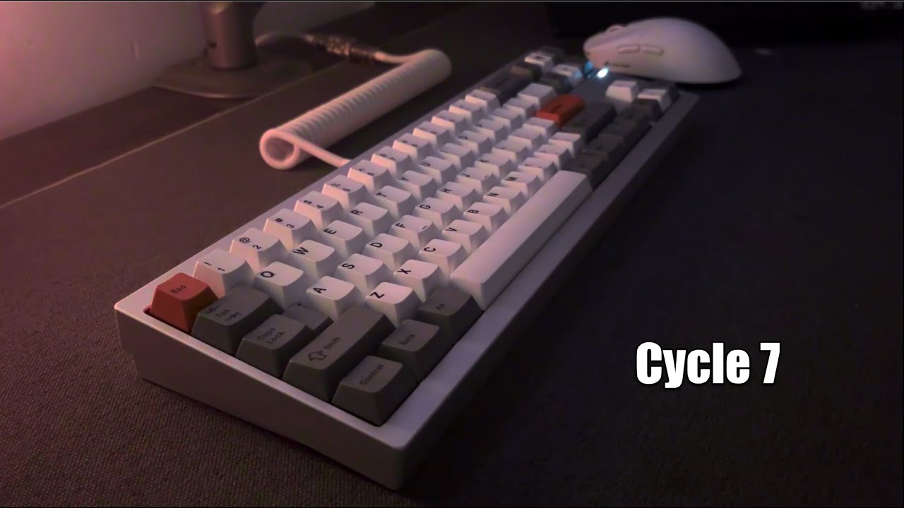 Cycle7 || Hyacinth V2U || GMK Beta || Aluminum Plate - YouTube
