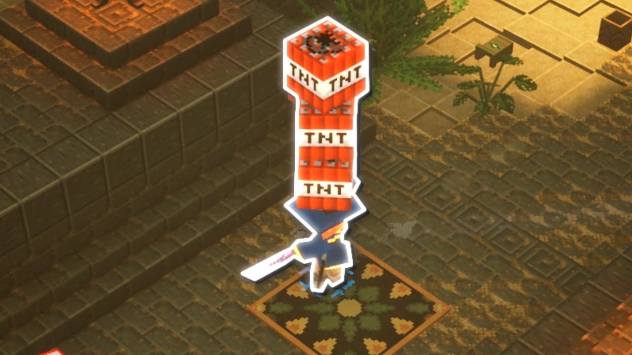 Minecraft Dungeons - TNT Stacking Simulator - YouTube