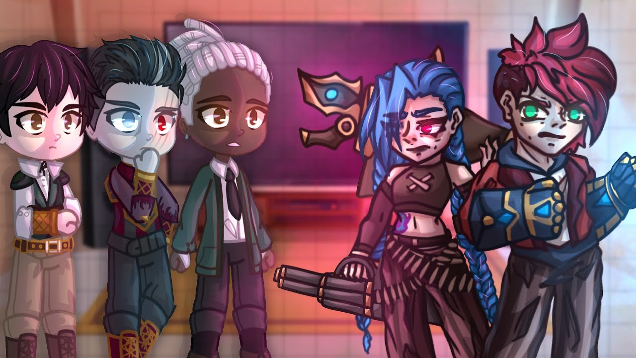 Arcane Parallel Universe React To Original // Gacha React - YouTube