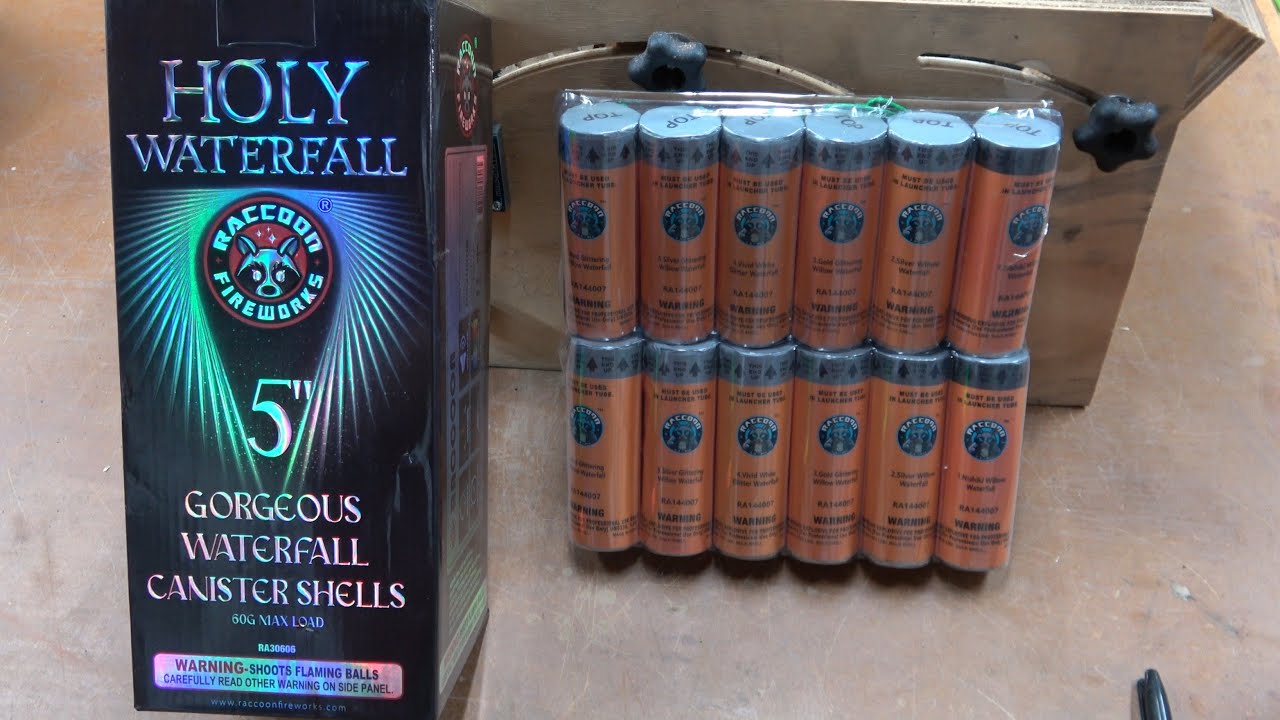 Holy Waterfall canister shells by Raccoon - Consumer AND Proline Bulk ...