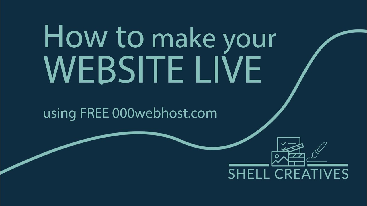 How to make a website live at 000webhost - YouTube