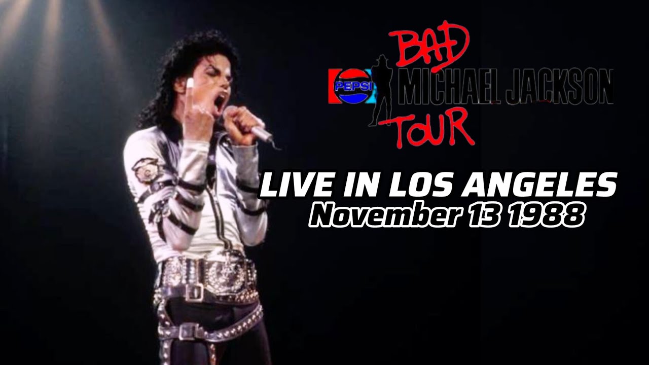 Michael Jackson - Bad World Tour Live In Los Angeles (November 13 1988 ...