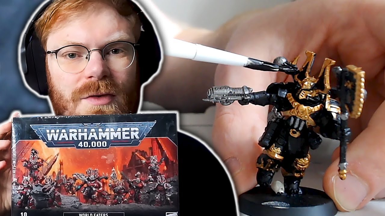 First Time Painting Warhammer Figures! | TommyKay Does IRL - YouTube