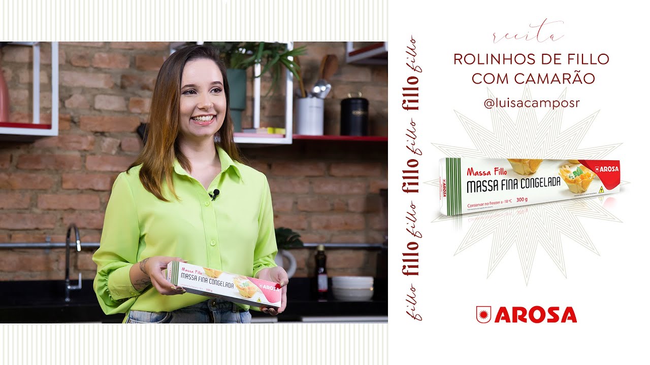 Rolinhos de Fillo com camarão - YouTube