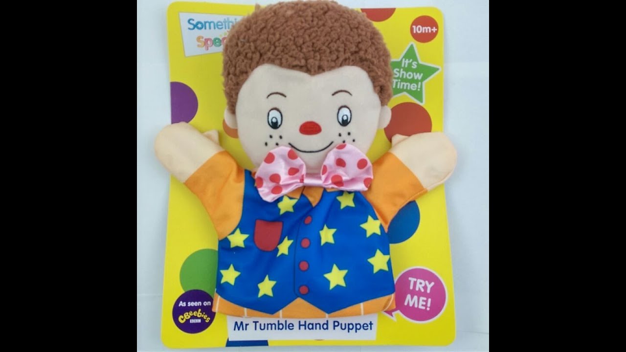 Mr Tumble Interactive Soft Toy And Hand Puppet - YouTube