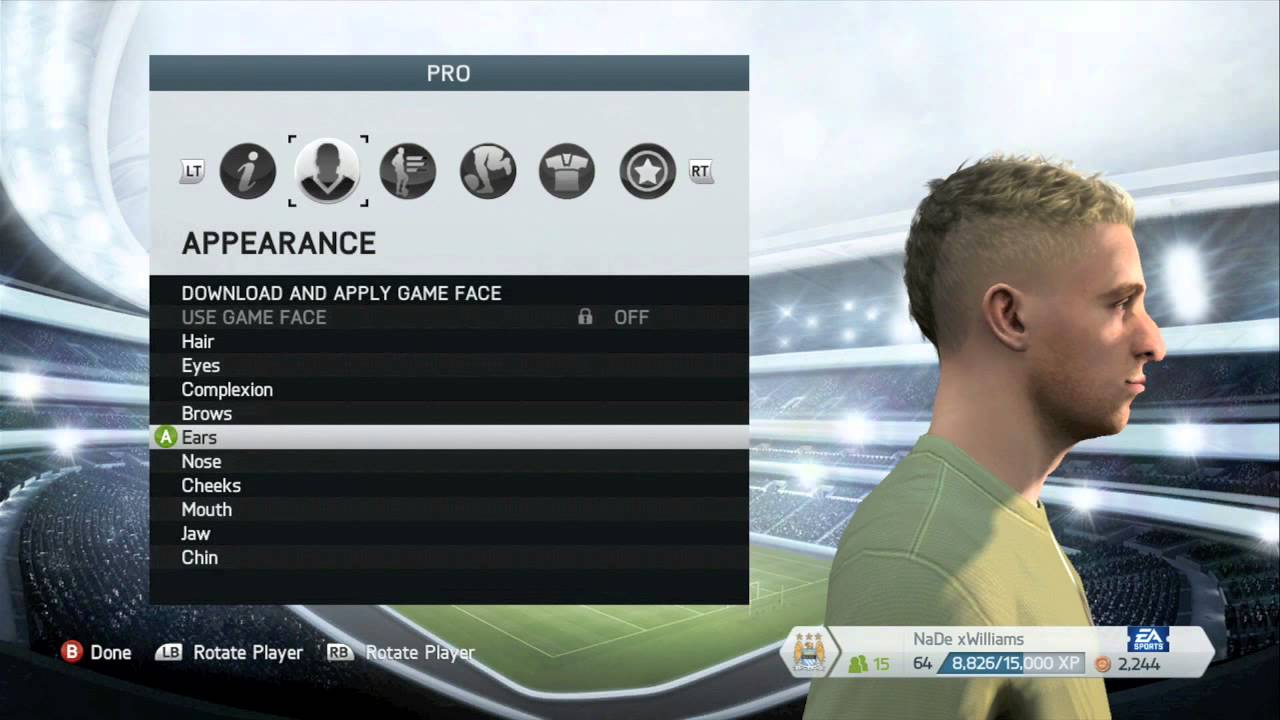 tutorial Fifa 14 how to edit Appearance - YouTube